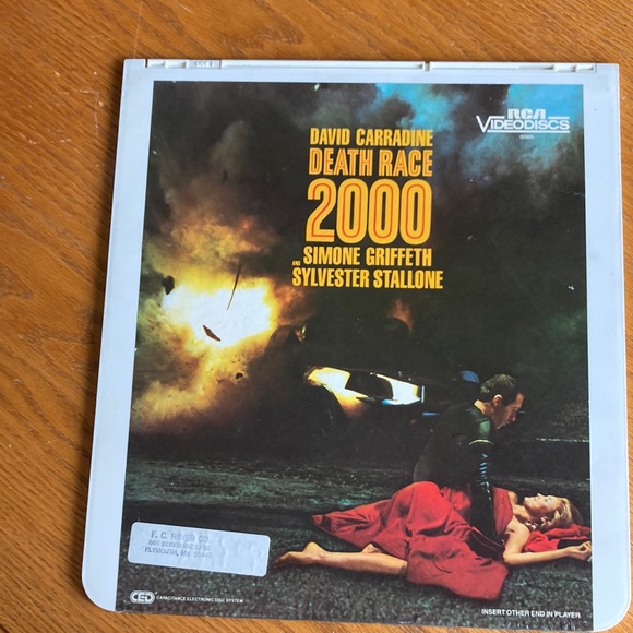 RCA | Media | Rca Videodisc Death Race 200 Sylvester Stallone | Poshmark